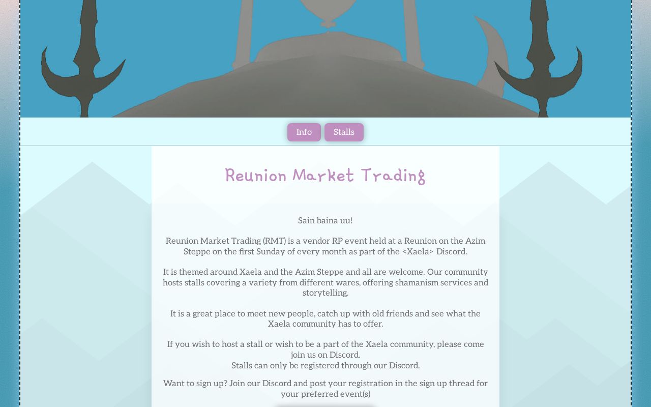 Reunion Market Trading